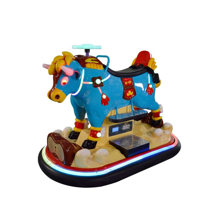 huaqin amusement factory mechanical bull kiddie swing ride for sale