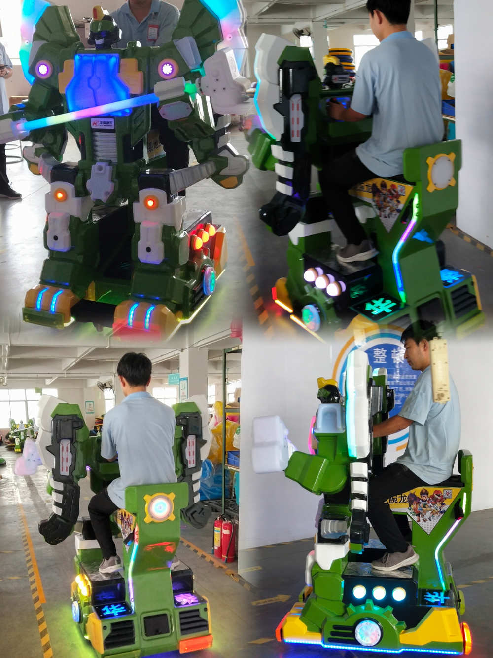 amusement machines supplier kiddie robot ride amusement walking robots