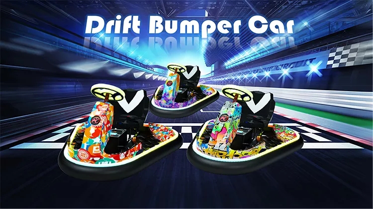 Amusement Ride Spot Sale Airship Drift Bumper Cars For Adults