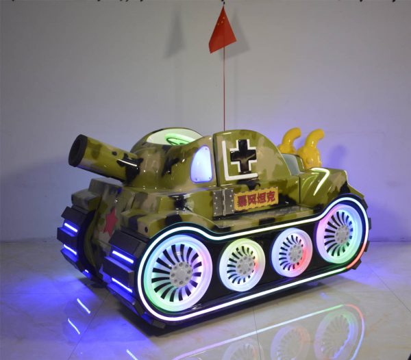 huaqin amusement factory military amusement themed kids car tank ride
