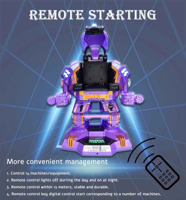 huaqin commercial kiddie ride business 360 degree spin walkIng robot sale
