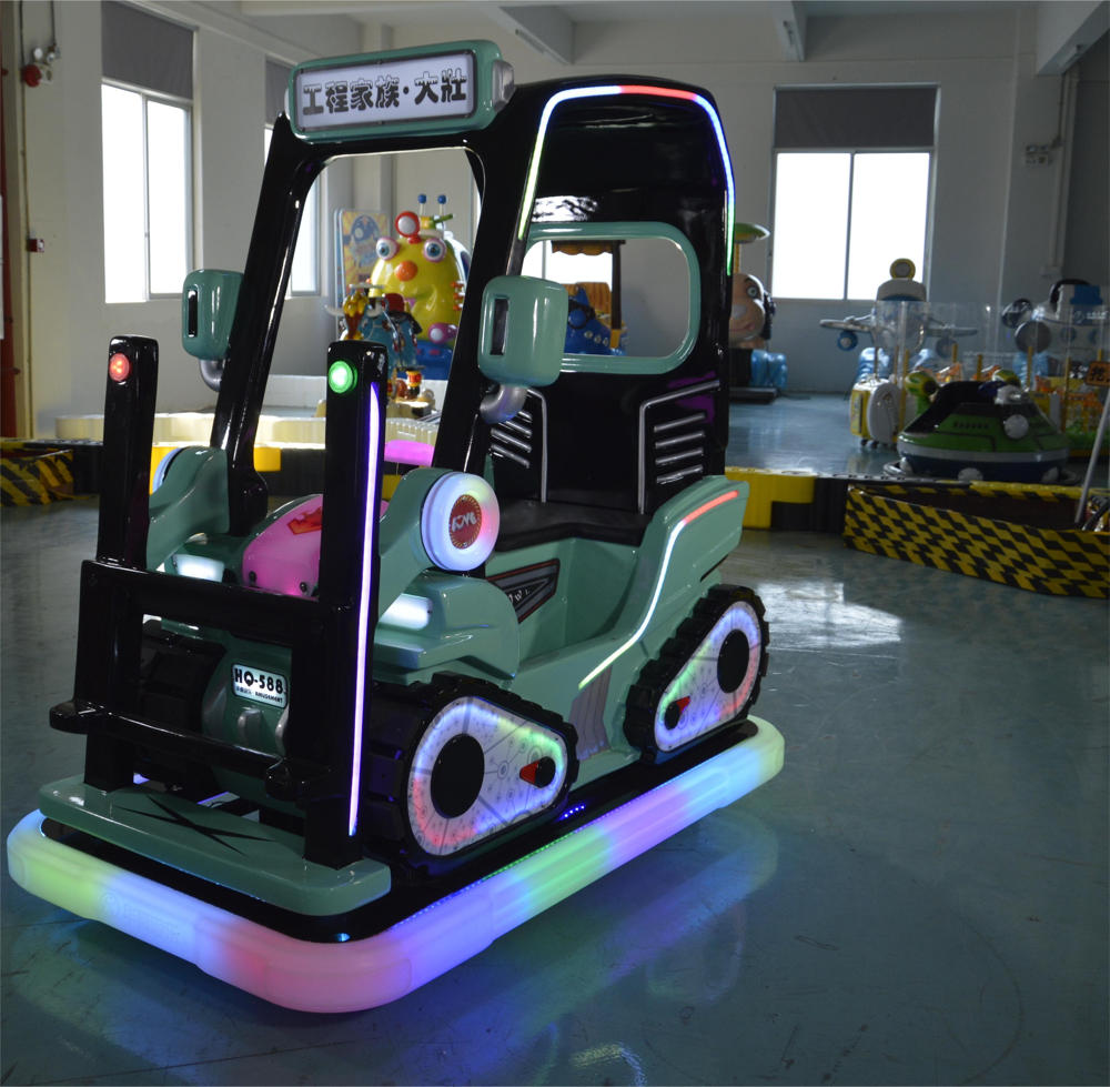 parent-kid amusement ride indoor playground forklift ride on toy for sale