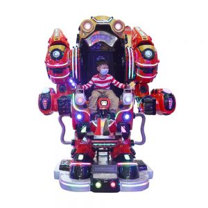 huaqin electric walking robot factory supply 360 degree spin future warrior