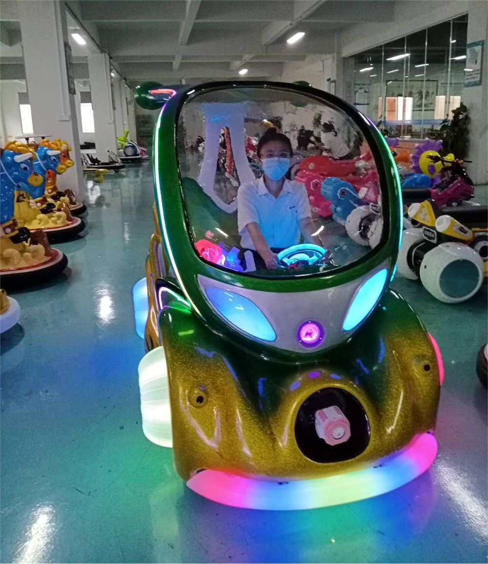 huaqin amusement battery operated kiddie ride UFO universal airship