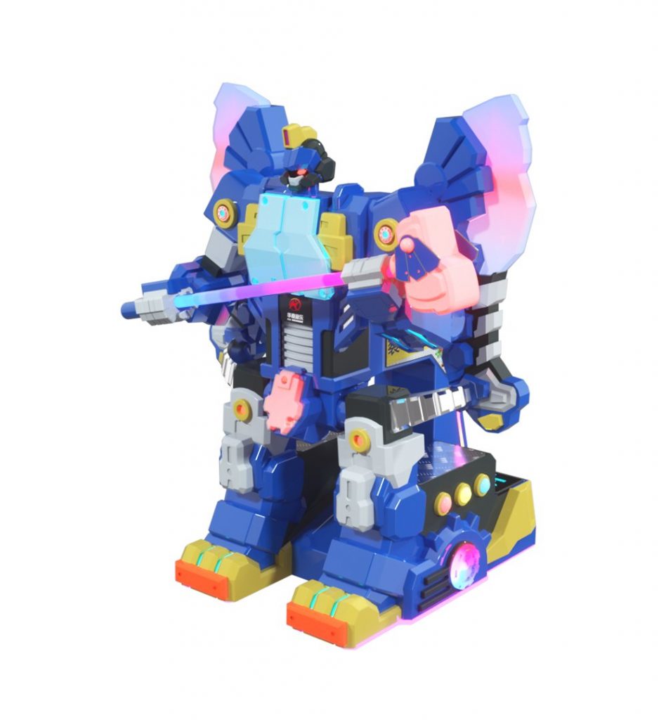 automatic presentation funtion hammered brachiosaurus robot ride for sale