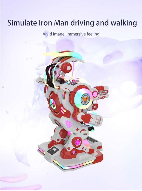 huaqin odm oem playground amusement business battery walking robot 2